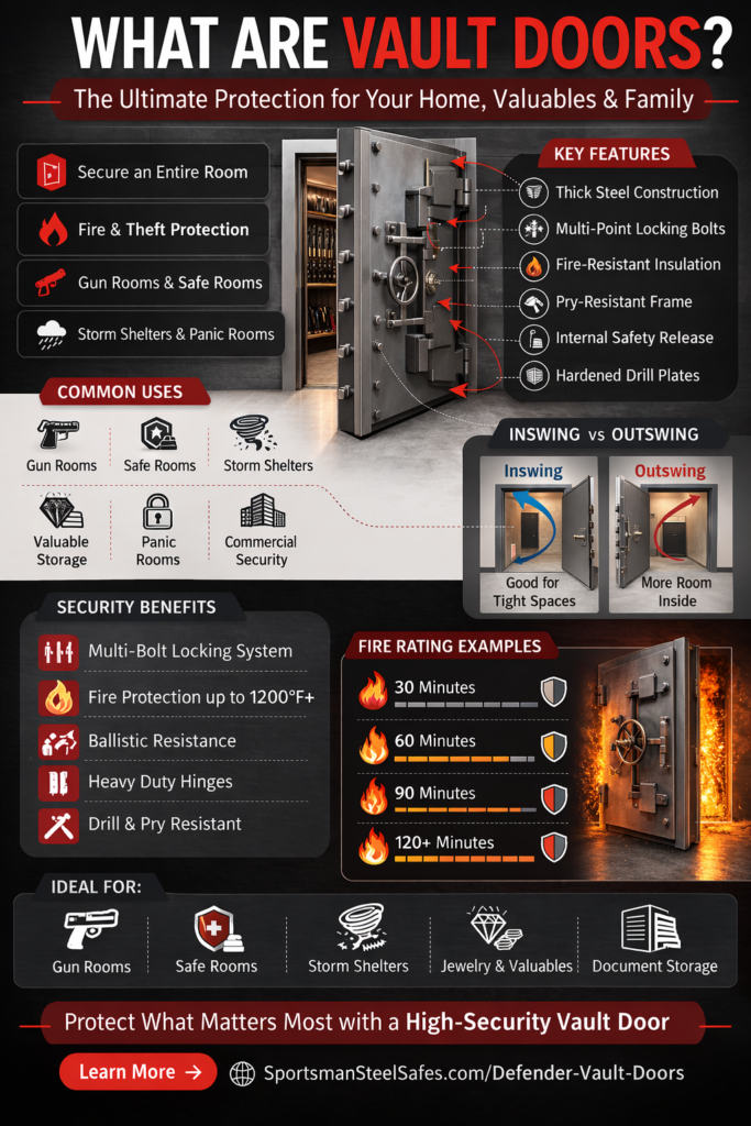 What Are Vault Doors? Security, Protection & Safe Room Guide